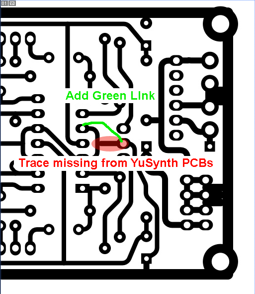 YuSynth Output Stage & Monitor Module Bare PCB