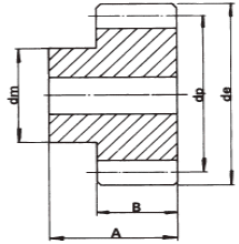 Metric MOD 1 Stainless Steel Spur Gears