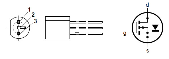 BS250 MOSFET P-Channel Transistor